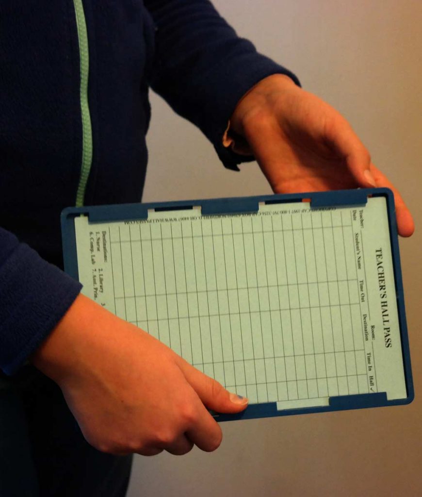 Hall Pass | Student Tracking | School Safety | Plastic Pass