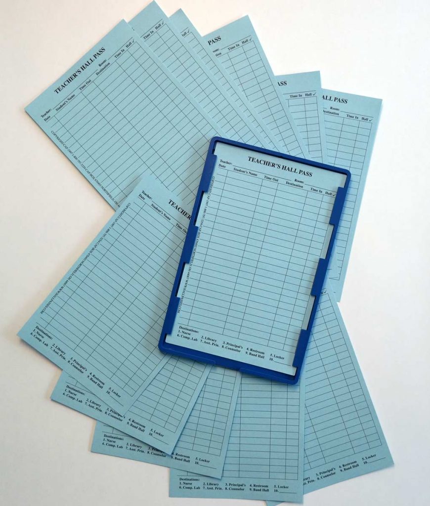 Hall Pass | Student Tracking | School Safety | Plastic Pass