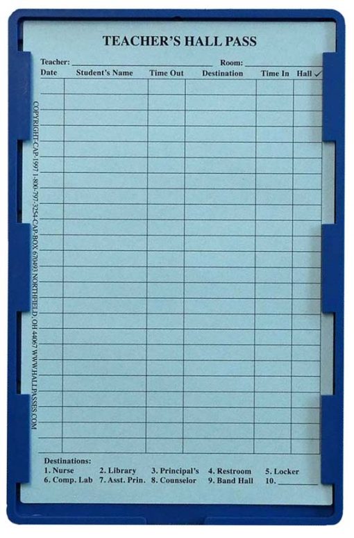 Hall Pass | School | Teachers | Student Tracking